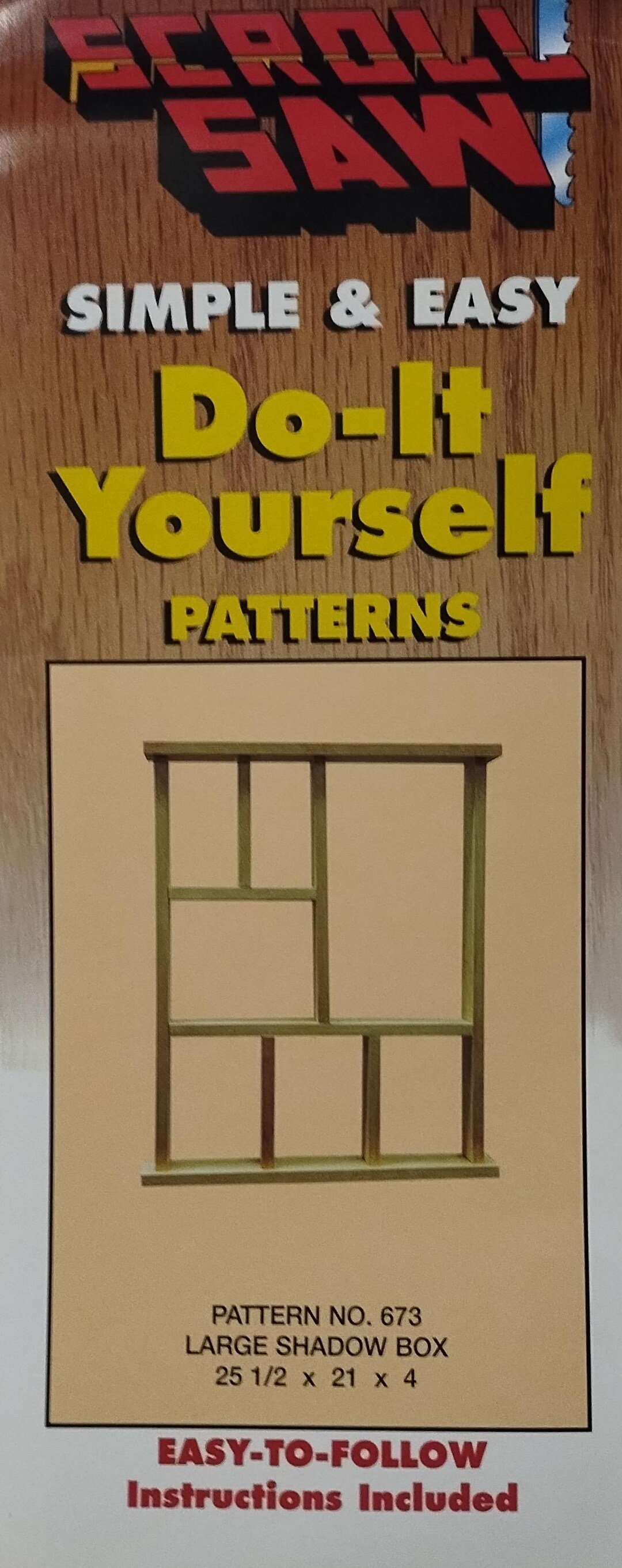 Large Shadow Box Plans for a Wooden Keepsake Display From Yard Art Inc ...