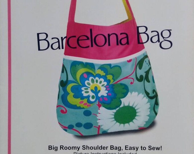 Barcelona Bag Pattern for a Big Roomy Shoulder Bag Designed by Nancy ...