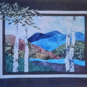 Through the Woods Pattern for a Landscape Quilt With 2 View Options ...