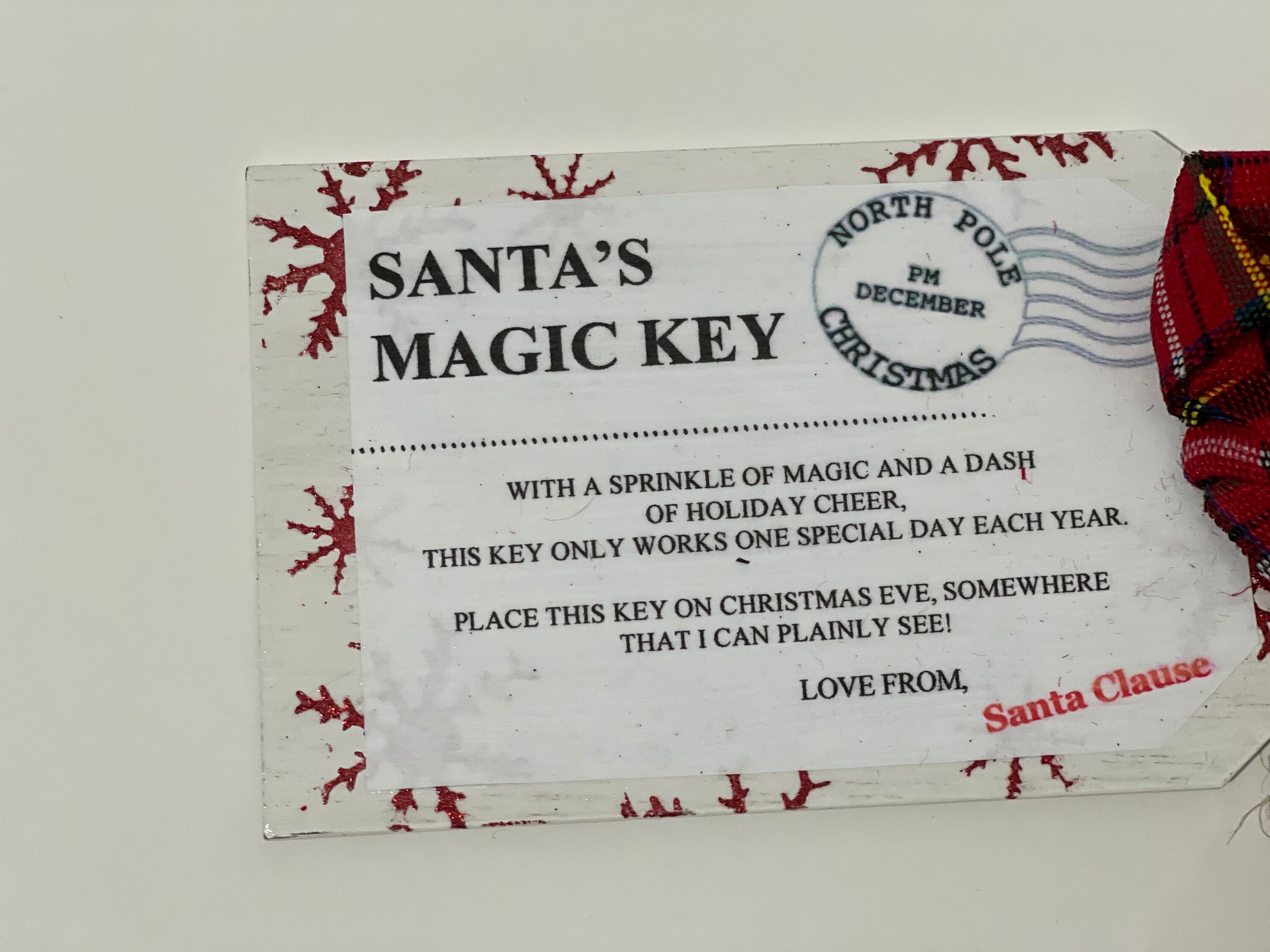 Magic Santa Key | Etsy