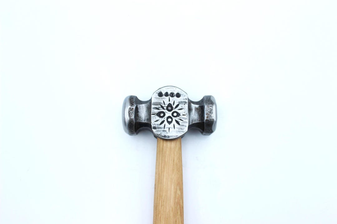 2.5lb Blacksmith Rounding Hammer 2370 Fiery Furnace Forge Made in the ...