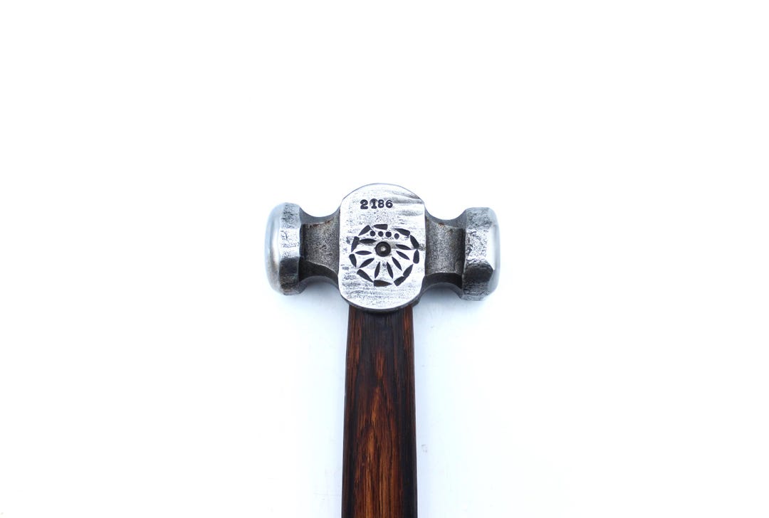 2.5lb Blacksmith Rounding Hammer 2186 Fiery Furnace Forge Made in the ...