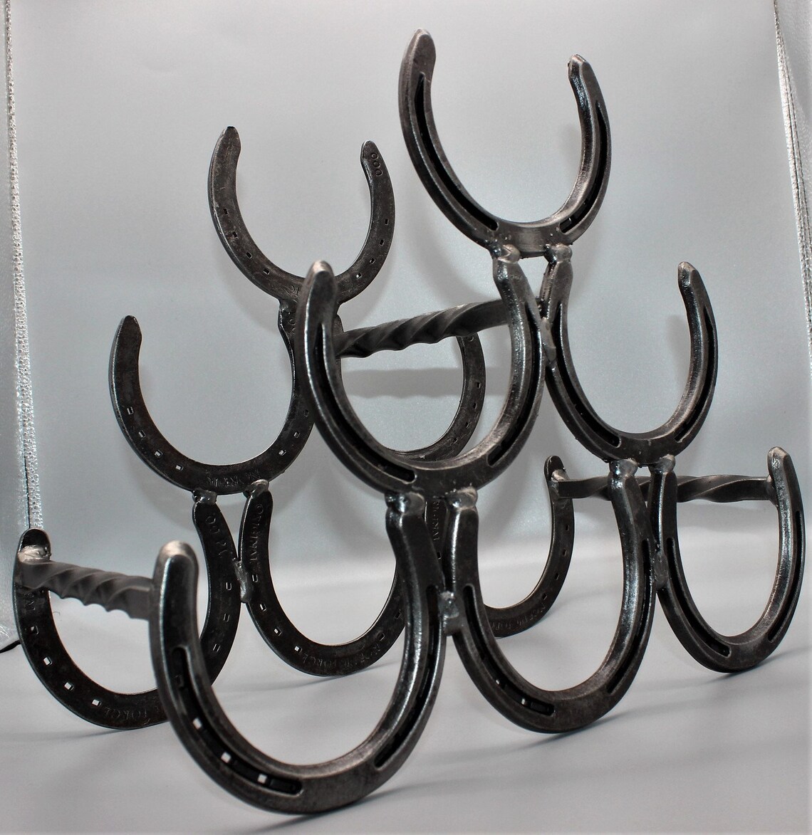 Horseshoe Wine Rack - Etsy