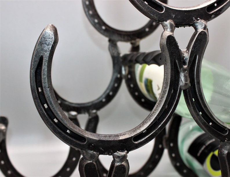 Horseshoe Wine Rack - Etsy