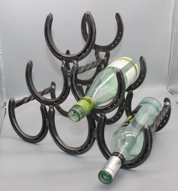 Horseshoe Wine Rack - Etsy