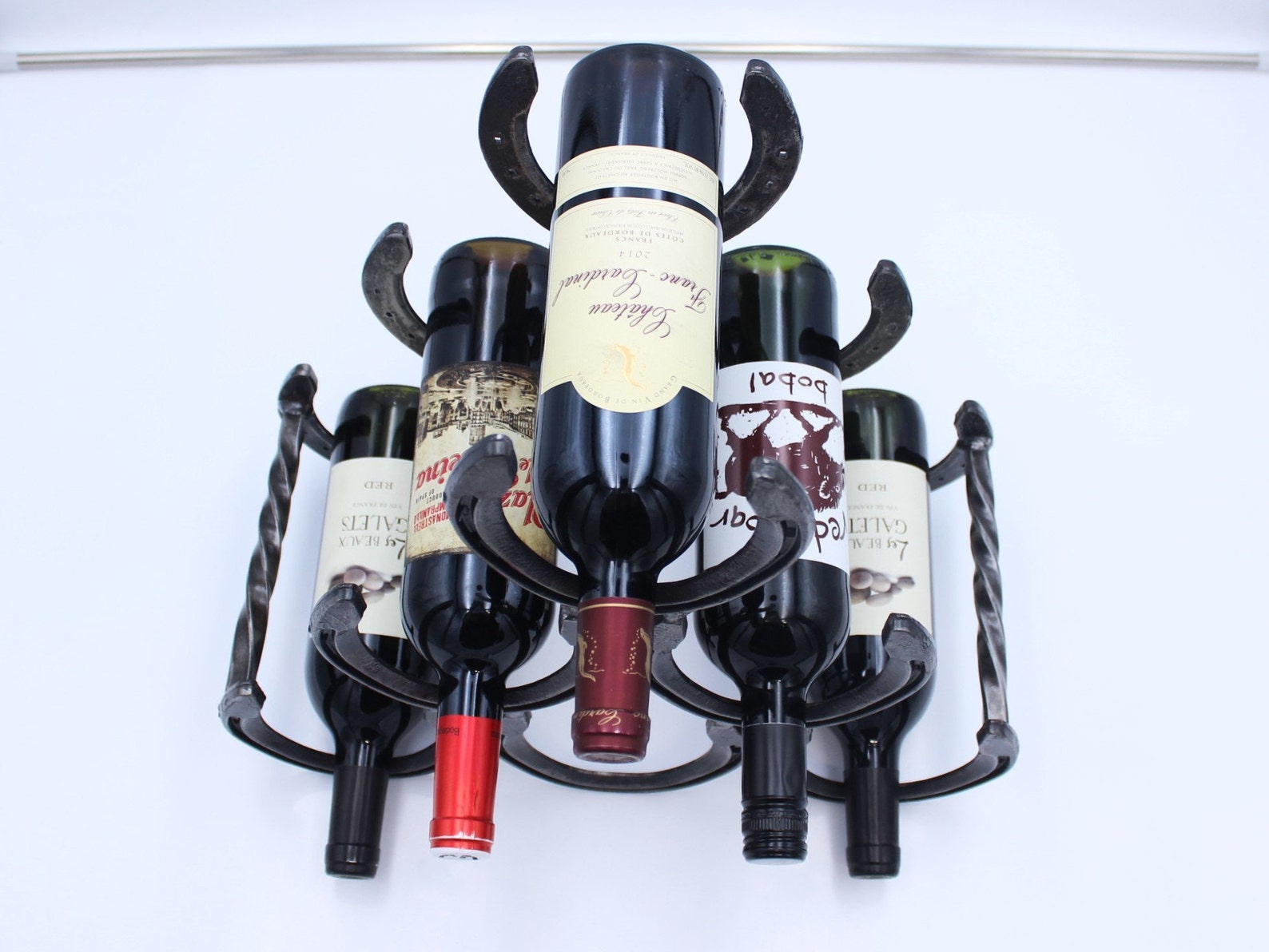 Horseshoe Wine Rack - Etsy