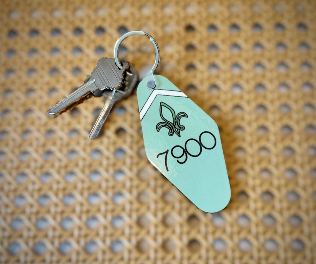 Custom Hotel Key Ring - Two-sided Custom Image - Etsy