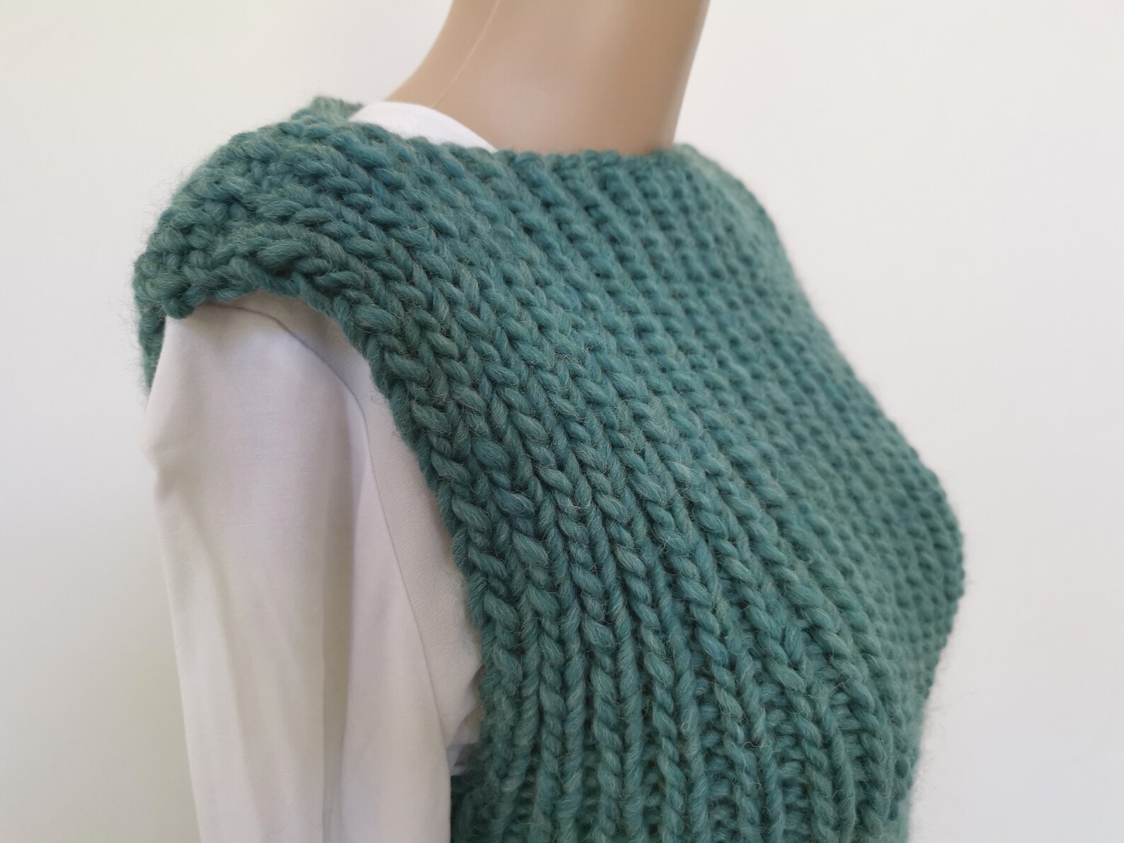 Knitting Pattern Vest Women Slipover Easy Pattern Sleeveless - Etsy