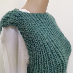 Knitting Pattern Vest, Women Slipover Easy Pattern, Sleeveless Sweater ...