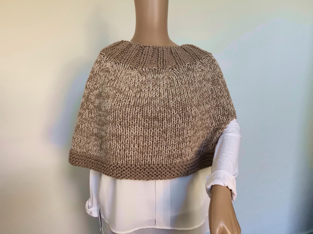 Knitting Pattern Cape Mia Woman - Shoulder Warmer Ladies - Etsy