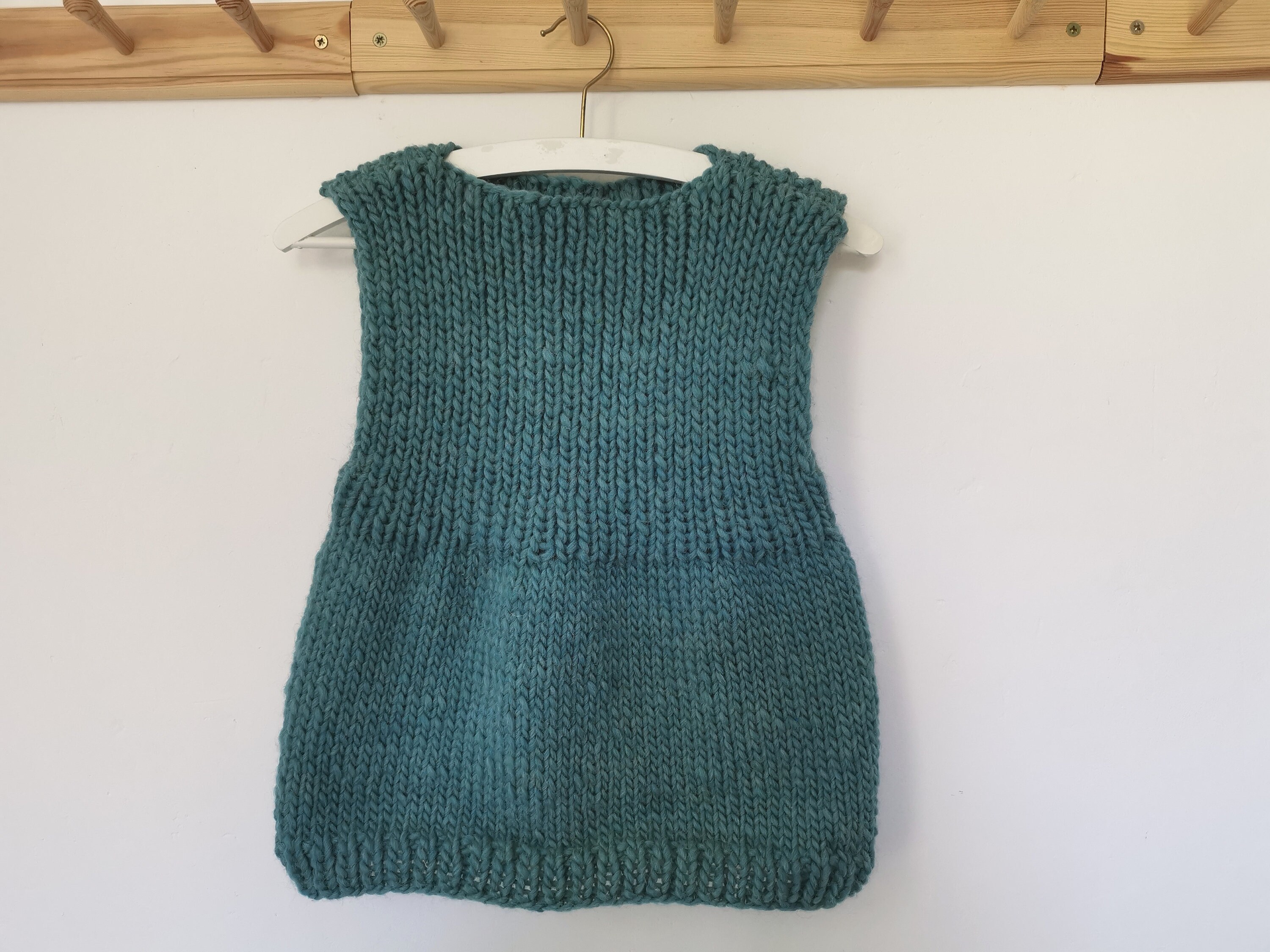 Knitting Pattern Vest, Women Slipover Easy Pattern, Sleeveless Sweater ...