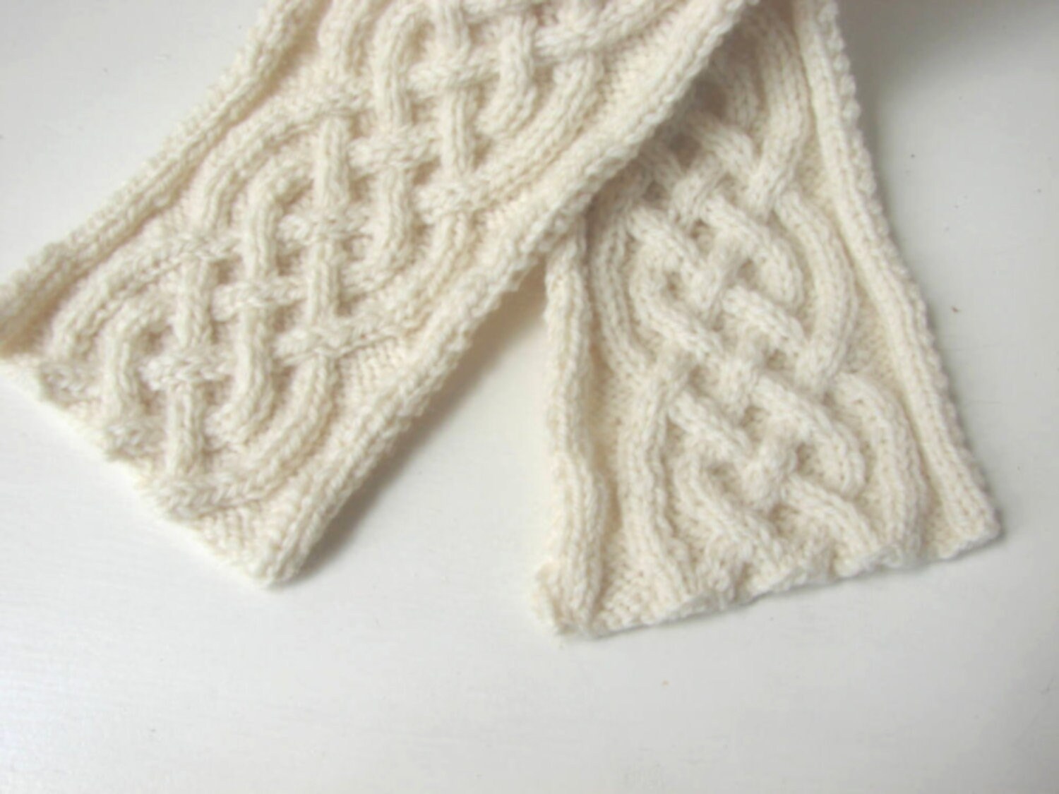 Knitting Pattern: Celtic Braid Scarf (english & Dutch) - Etsy