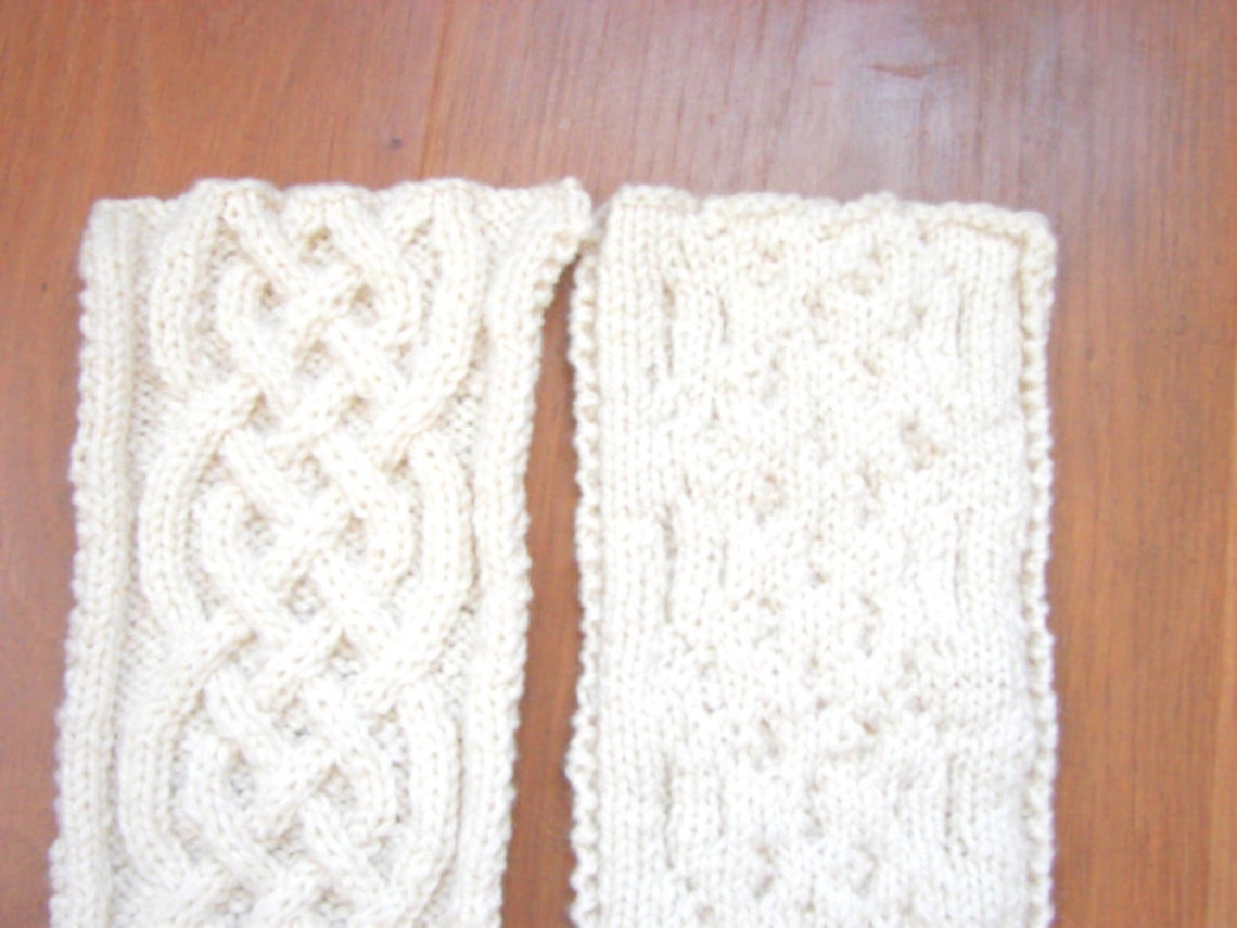 Knitting Pattern Scarf Celtic Braid Scarf Irish Cable Cable | Etsy UK