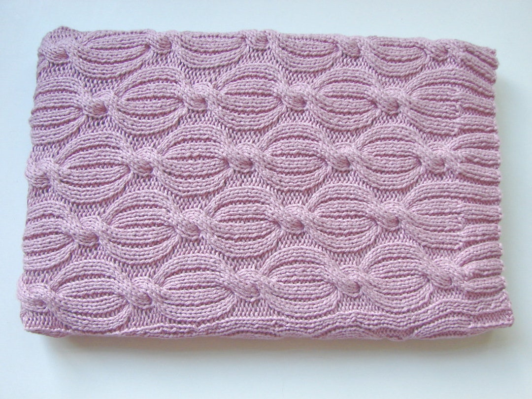 Knitting Pattern Laptop Cover WAVE - Cable Knit Case Tutorial - Knit ...