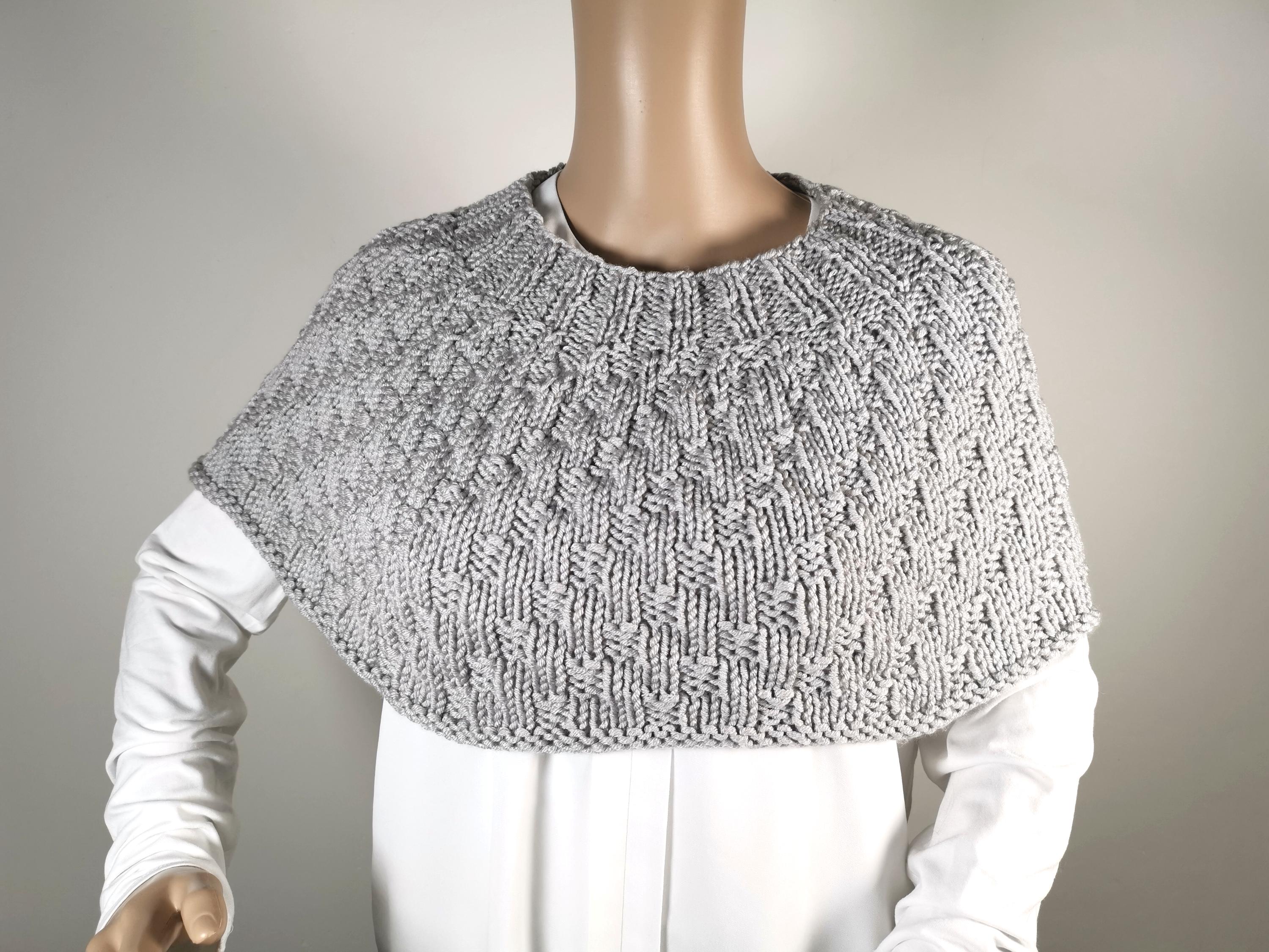 Knitting Pattern Cape Nova Woman - Shoulder Warmer Ladies - Etsy