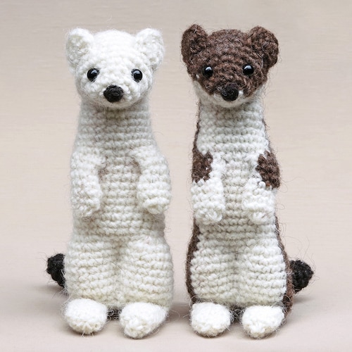 Ermine Crochet Pattern Amigurumi Stoat Crochet Pattern Weasel - Etsy