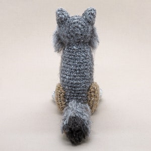 Crochet Pattern for Winter Woolfie, Realistic Eurasian Wolf Amigurumi ...