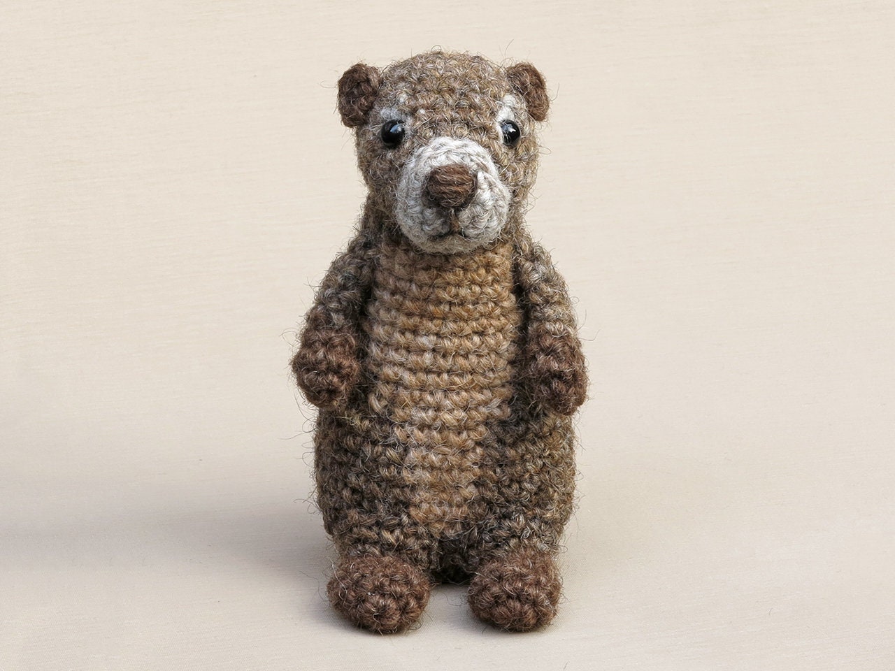 Crochet Pattern for Monty the Realistic Crochet Marmot Aka Groundhog ...