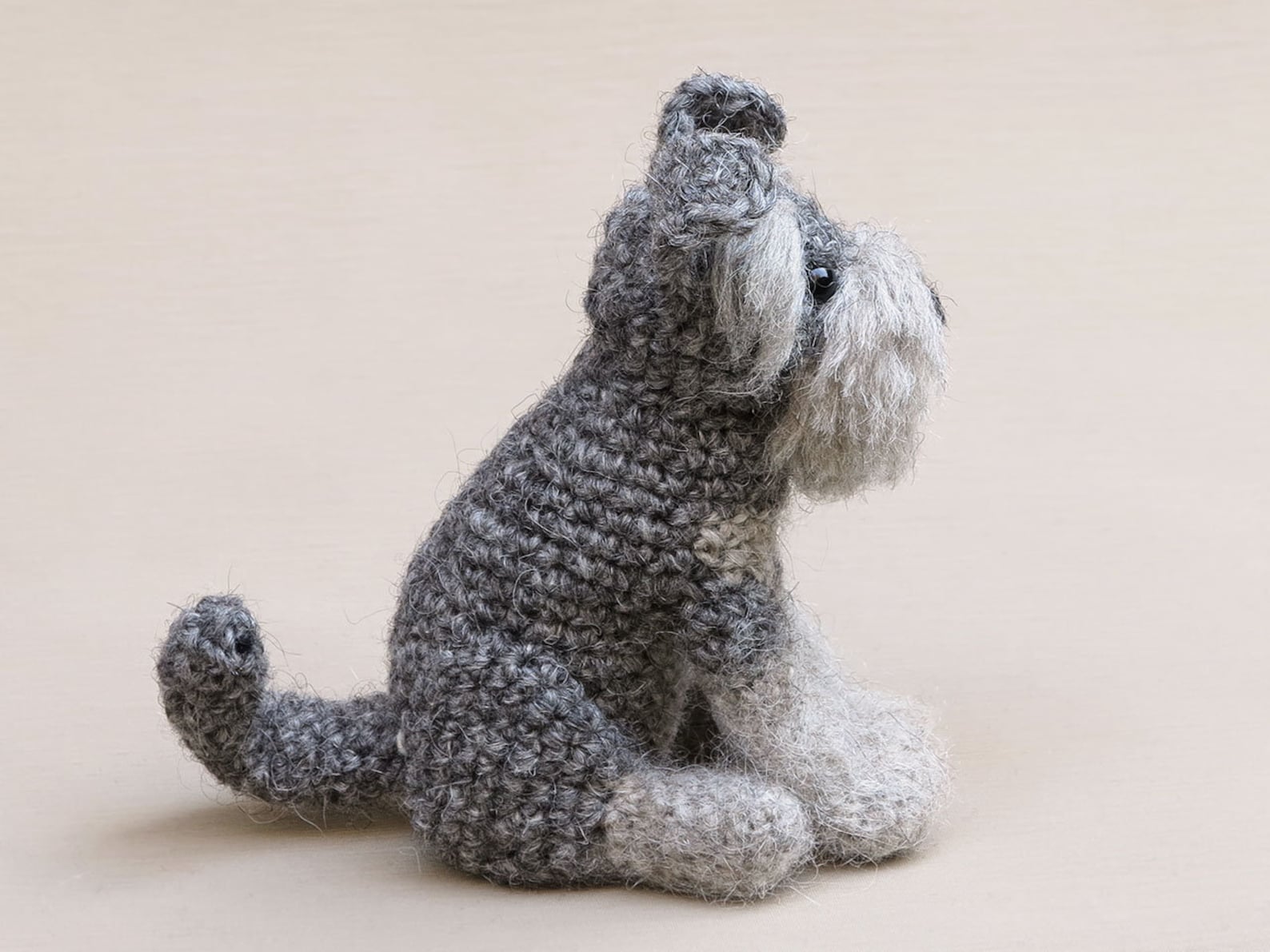 Crochet Pattern for Schnoodge, Realistic Crochet Schnauzer Dog ...