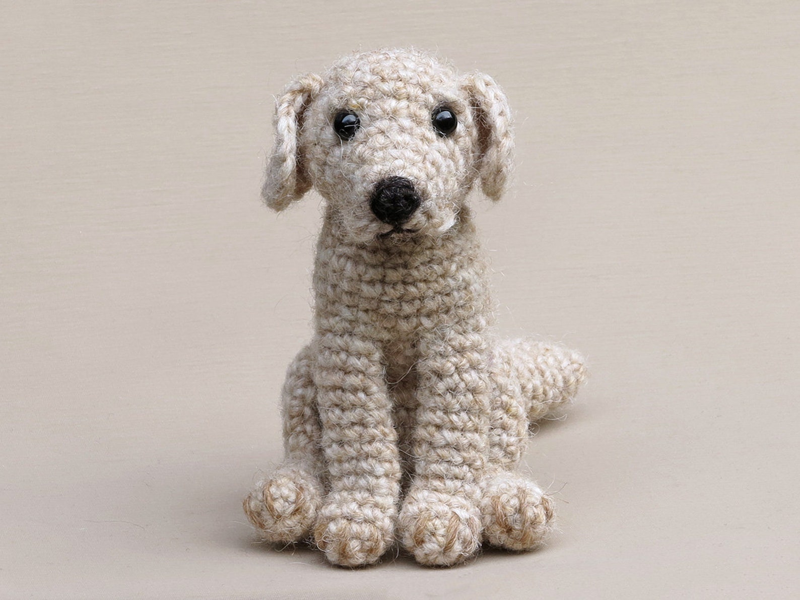 Crochet Pattern for Golden Boy, Realistic Crochet Golden Retriever ...