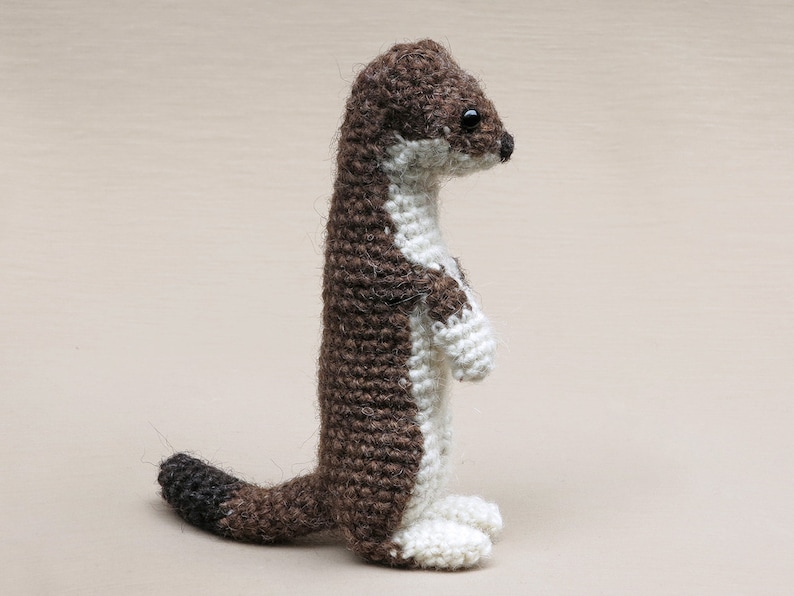 Crochet Pattern for Nims and Ermine Realistic Crochet Stoat / - Etsy