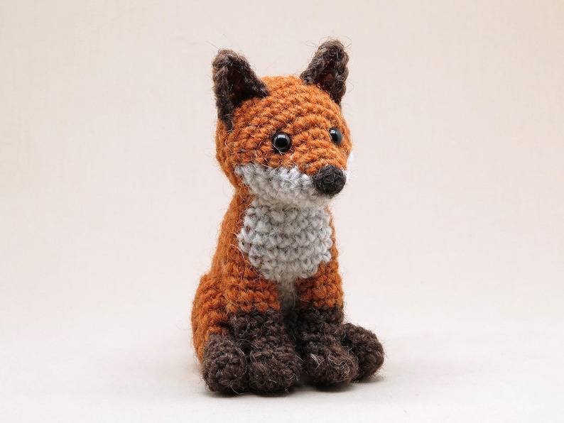 Crochet Pattern for Young Flamsie, Realistic Crochet Fox - Instant ...
