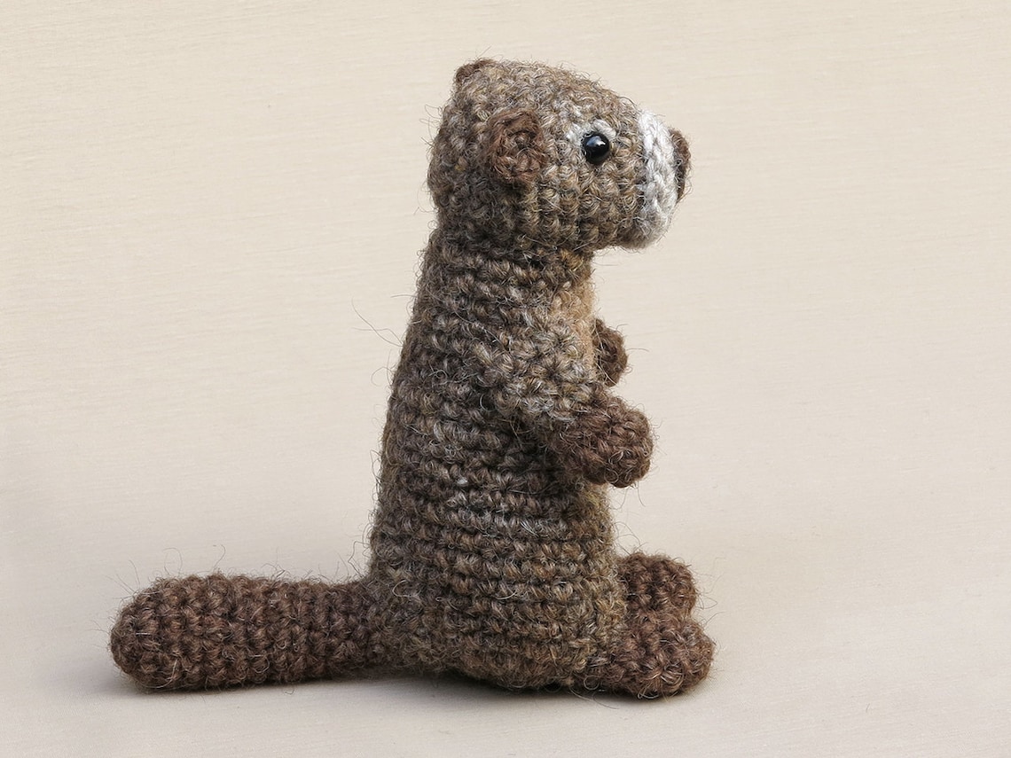 Crochet Pattern for Monty the Realistic Crochet Marmot Aka - Etsy