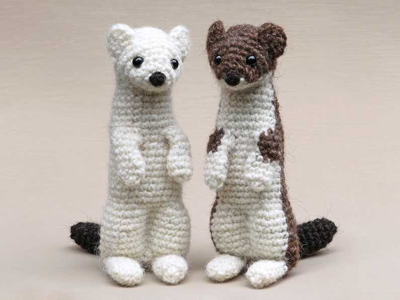 Crochet Pattern for Nims and Ermine Realistic Crochet Stoat / - Etsy