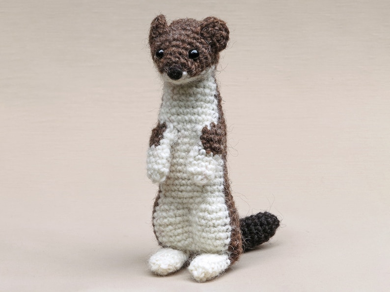Crochet Pattern for Nims and Ermine Realistic Crochet Stoat / - Etsy