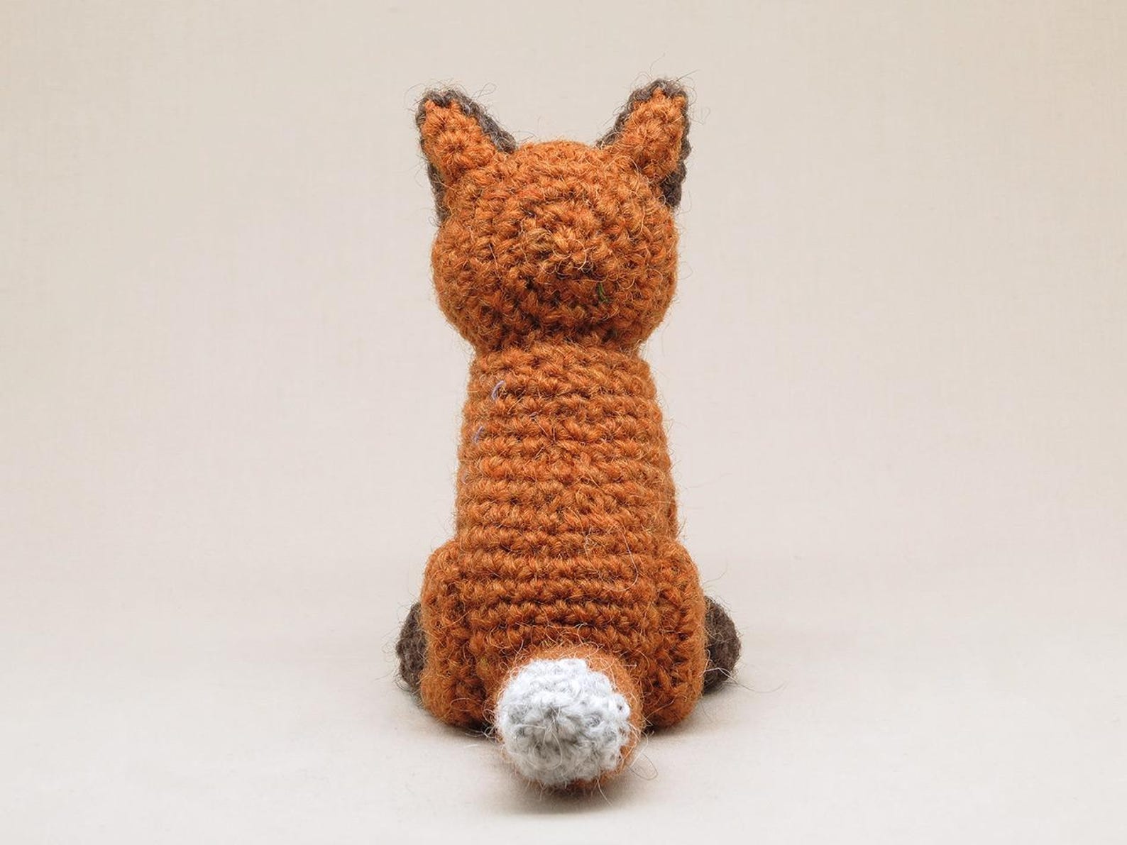 Crochet Pattern for Young Flamsie, Realistic Crochet Fox - Instant ...