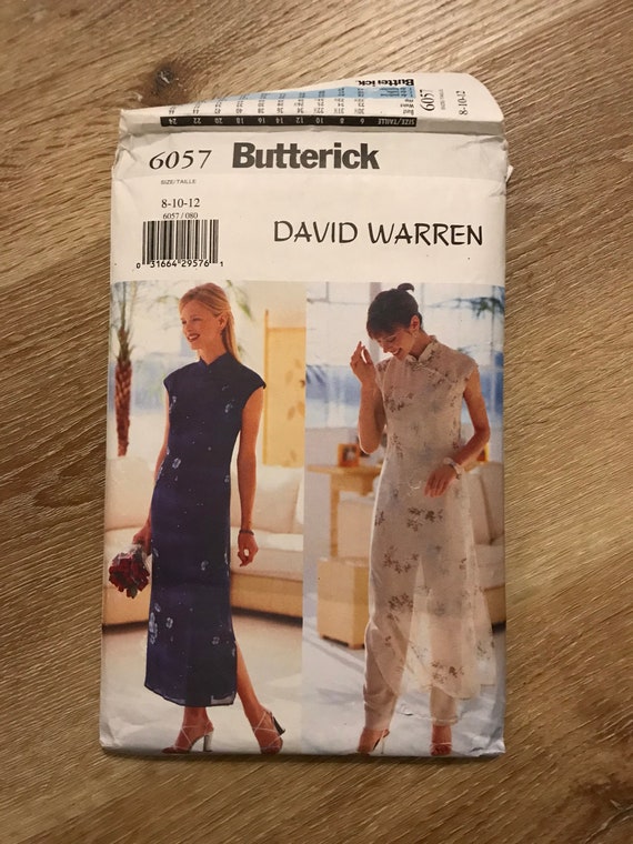 Butterick Pattern 6057 dress patterns sewing pattern David | Etsy