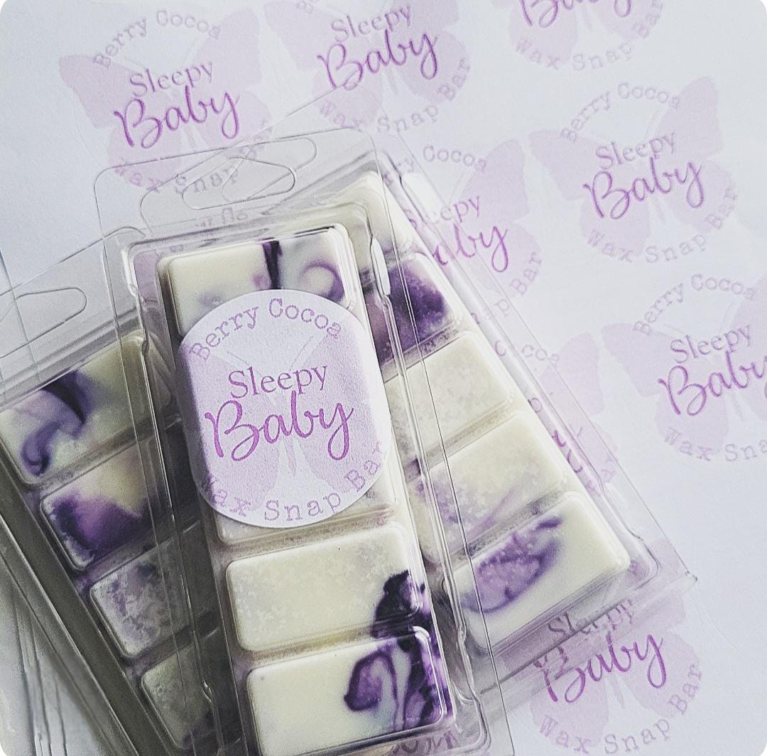 SLEEPY BABY Wax Melts, Baby Bath Scent, Clean Scent, New Baby Gift ...