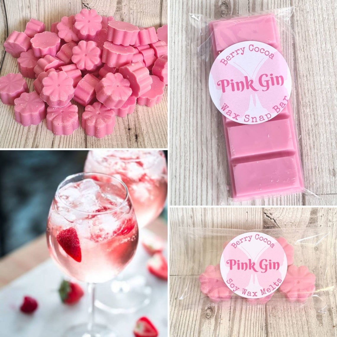 PINK GIN Wax Melts Pink Gin Gin Lovers Gin Gift Gin | Etsy