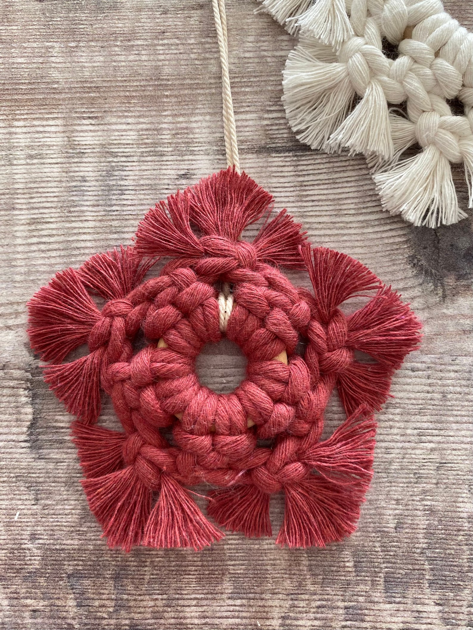 Digital Download Macrame Snowflake Tutorial Christmas | Etsy