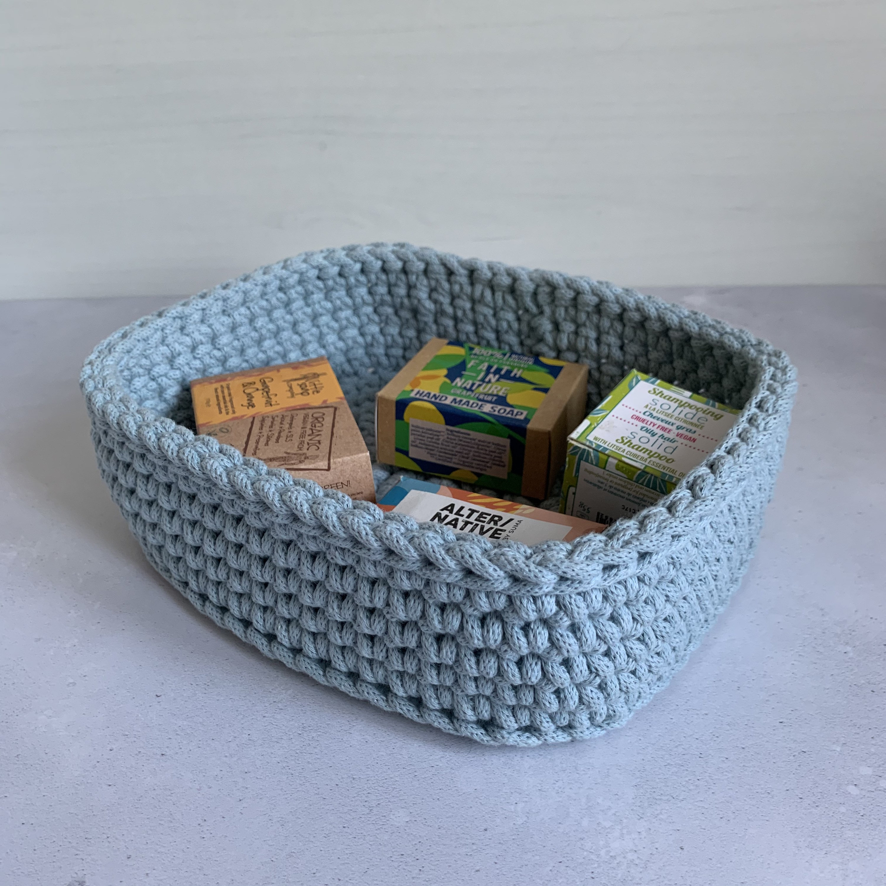 Crochet Pattern Rectangle Crochet Basket Nursery Decor | Etsy UK