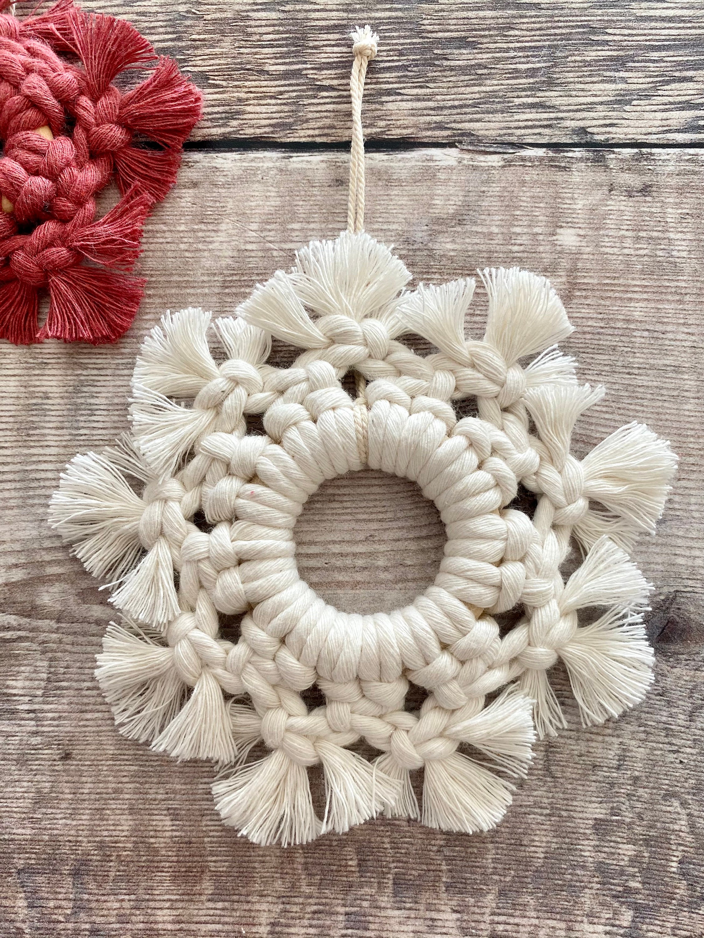 Digital Download Macrame Snowflake Tutorial Christmas | Etsy