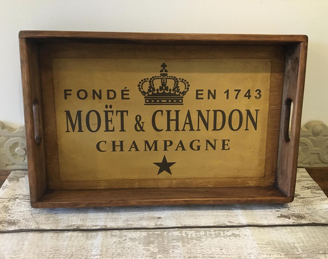 Moet Chandon Champagne Tray - Large Size - Etsy UK