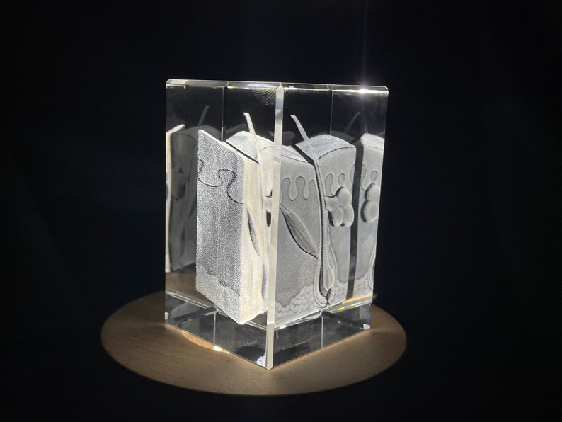 Hair-follicle 3d-engraved-crystal-keepsake Gift/decor - Etsy