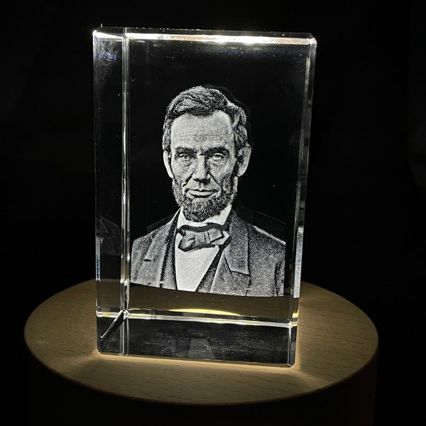 Abraham Lincoln Lamp - Etsy