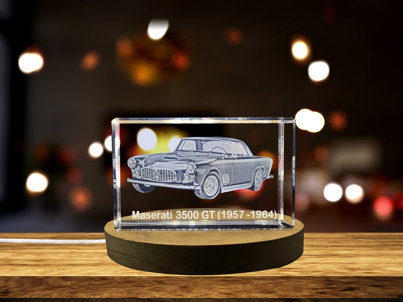 Maserati 3500 GT Luxury Sports Car Collectible Crystal | Elegant 1957 ...