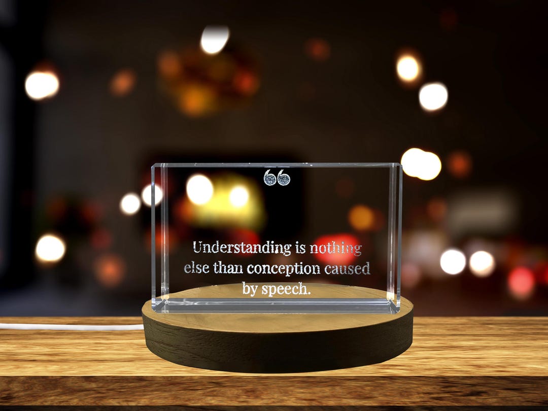 Famous Philosopher Thomas Hobbes 3D Engraved Crystal Sculpture - Etsy