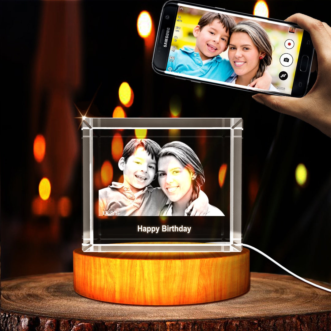 Personalized 3D Holographic Photo Kids (birthday, Wedding Gift ...