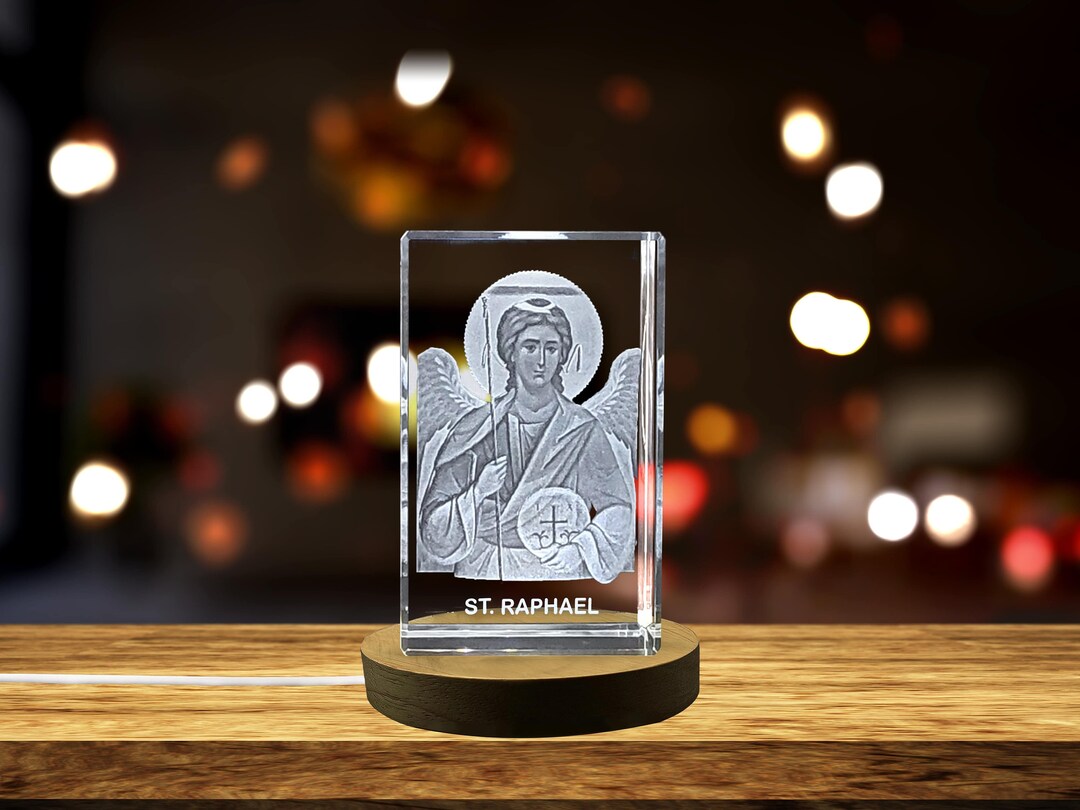 St. Raphael | Patron Saint of Healing and Travelers Gift | Religious 3D ...