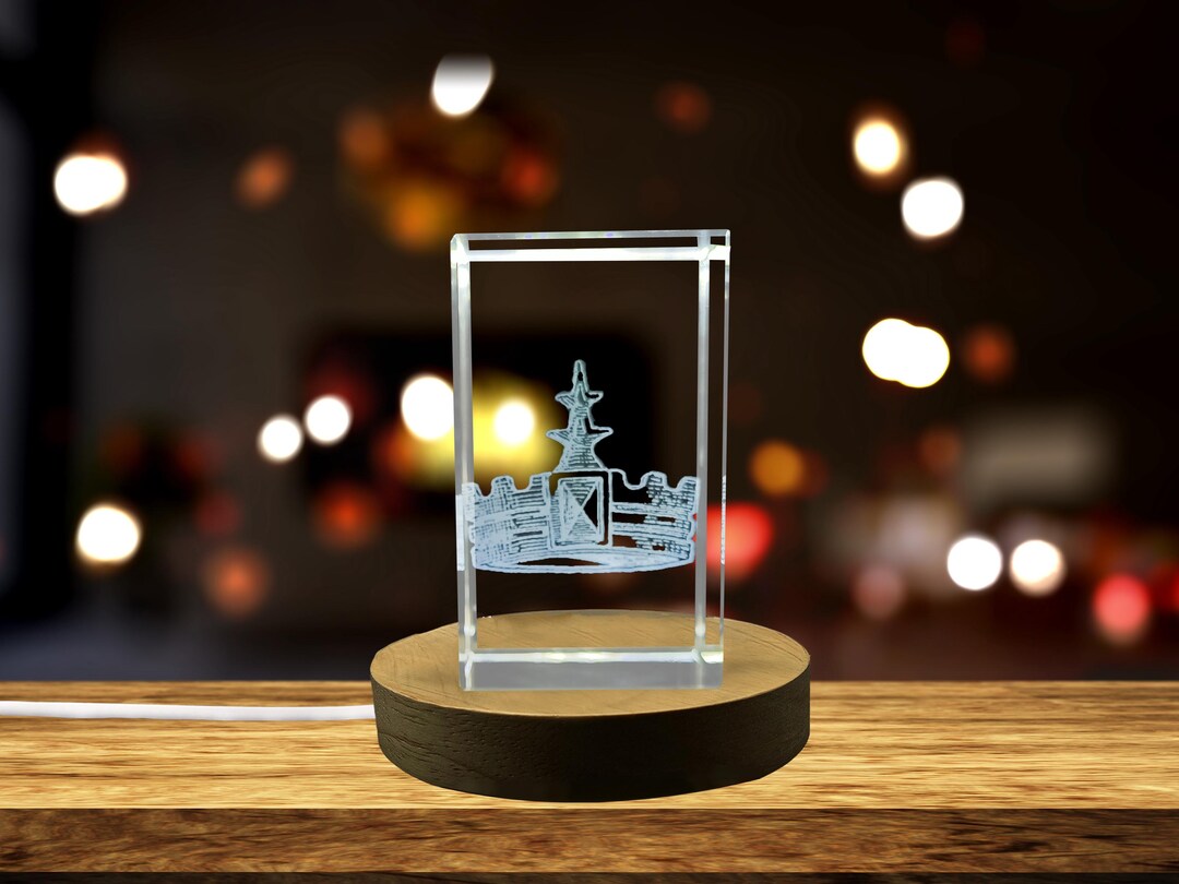 Unique 3D Engraved Wendish Crown Crystal | Award, Trophy & Recognition ...