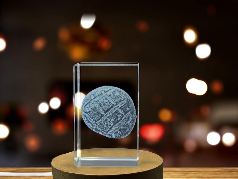 3D Sourdough Bread Crystal Award – Engraved Baking Trophy Figurine, LED ...