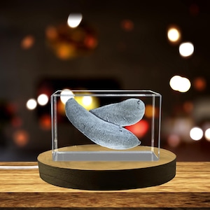 Elegant 3D Engraved Sweet Potato Crystal Gift | Unique Vegetable Decor ...