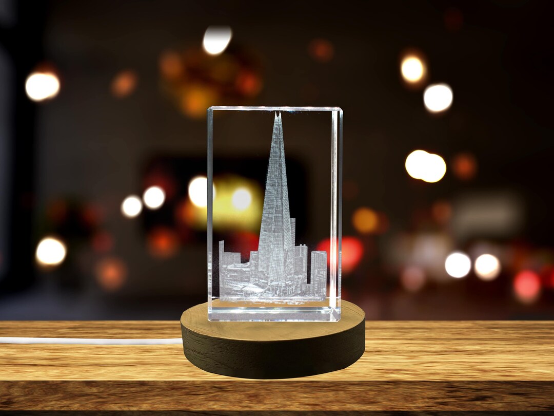 The Shard 3D Engraved Crystal Keepsake Souvenir - Etsy
