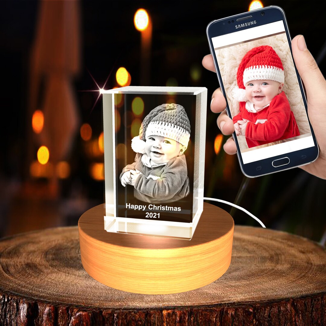 Newborn Baby Engraved 3D Photo Gift - Thoughtful Congratulations ...