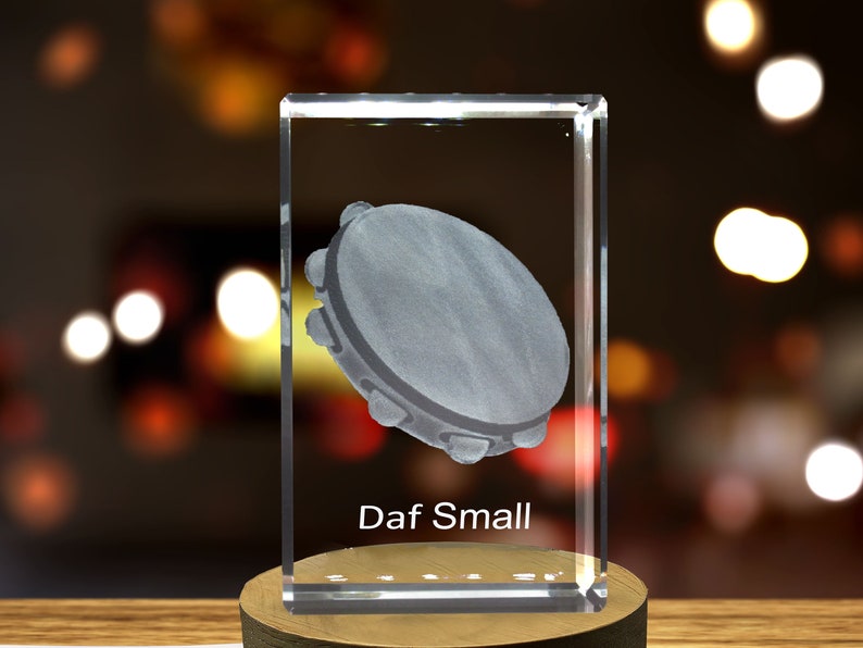 Daf 3D Engraved Crystal Trophy Award - Middle Eastern Recognition ...