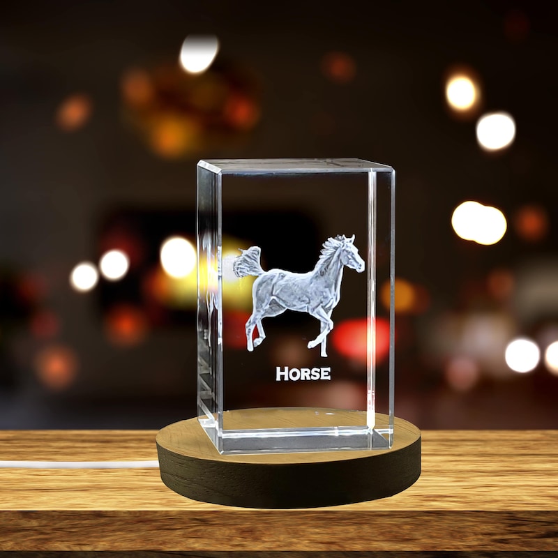 Crystal Horse Figurines - Etsy